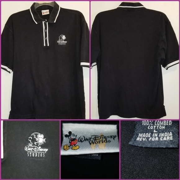 Disney | Shirts | Euc Disney Polo Size L | Poshmark